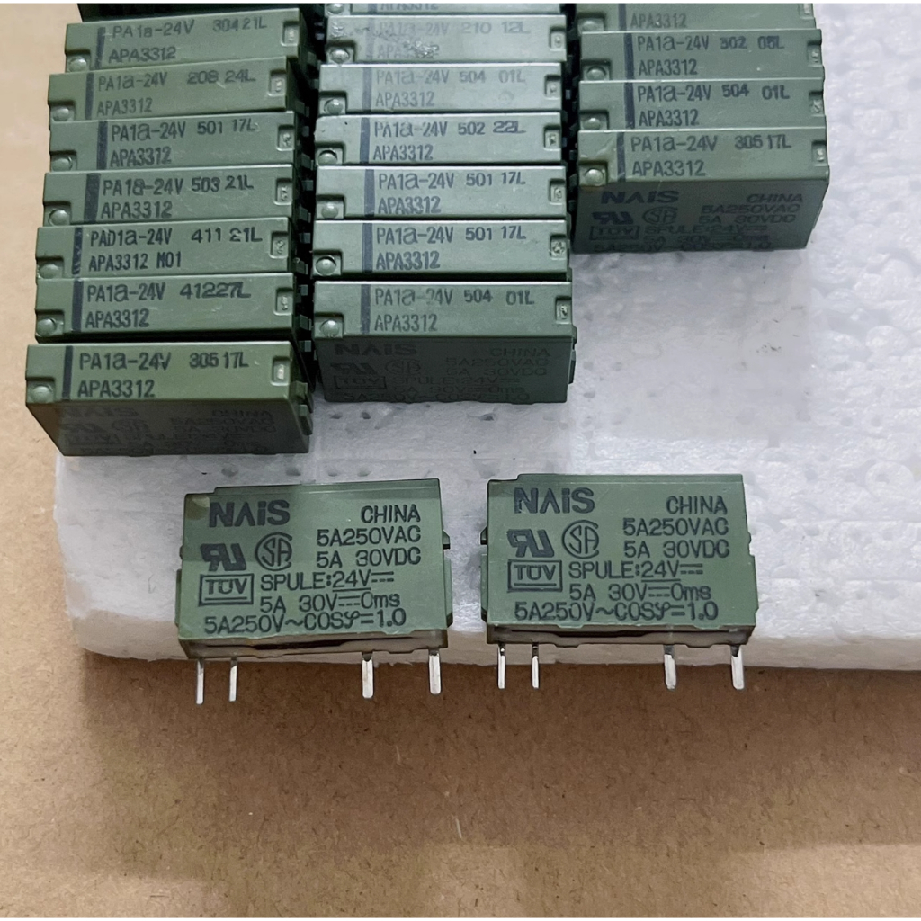 รีเลย์ สําหรับ Panasonic PA1A-24V 12V 5V APAN3124 APAN3105 APAN3112 ...