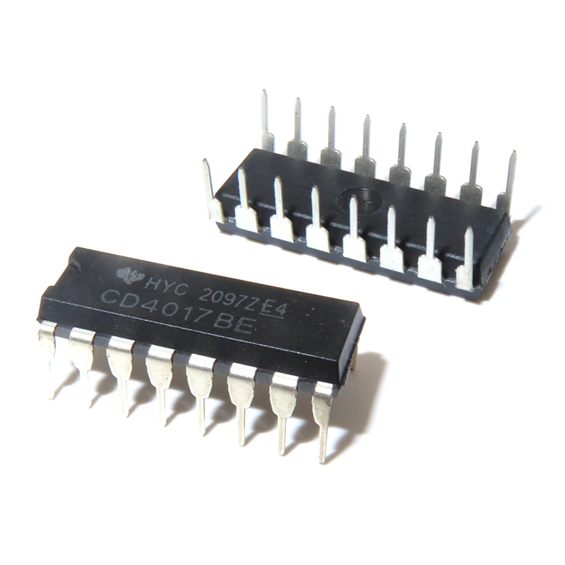 ((10 ชิ้น) ไอซีโลจิกนับจํานวน CD4017BE In-Line DIP16 CD4017 | Shopee Thailand