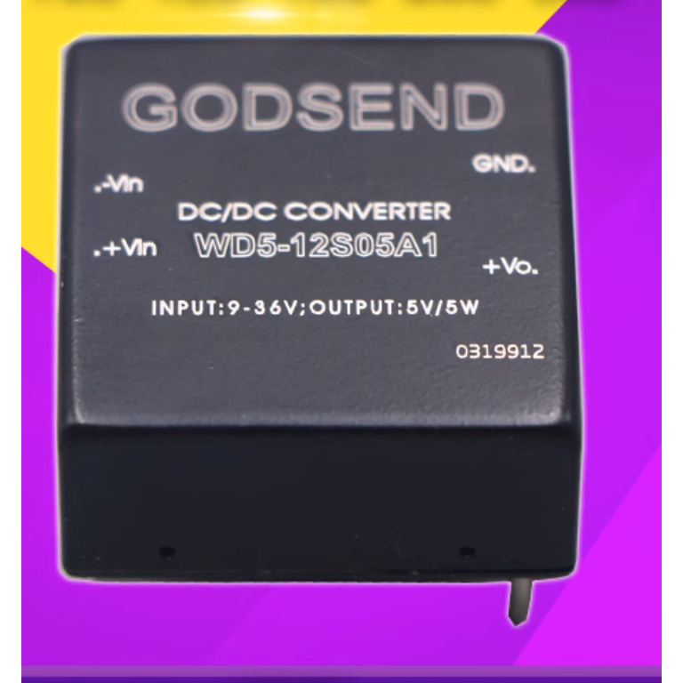 โมดูลพาวเวอร์แยก WD5-12S05A1 อินพุต 12V เป็น 5V WD05-12S05 5W | Shopee ...