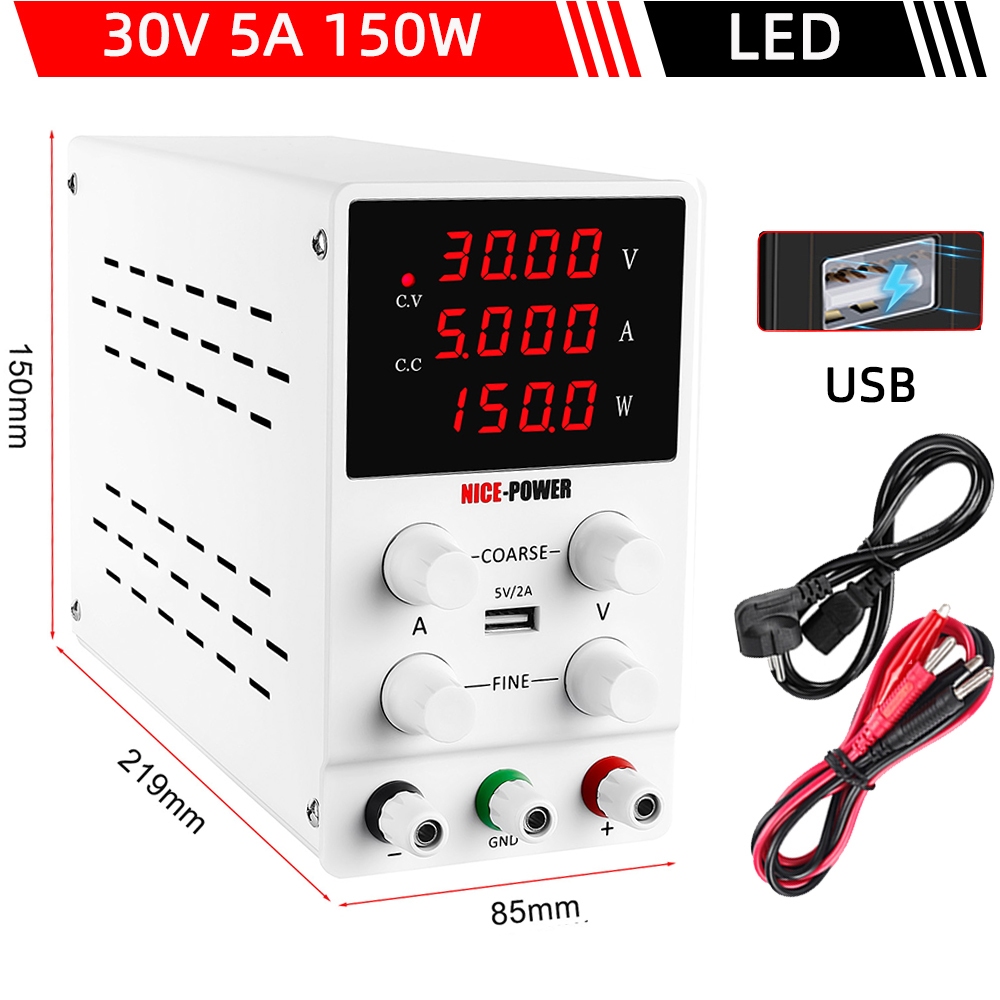 KUAIQU เครื่องจ่ายไฟ (ส่งเร็วจากไทย) DC Power Supply 60V 5A 120V 30V 10A adjustable ปรับค่าได้ ...