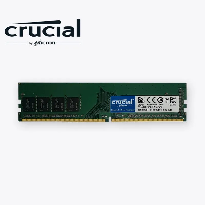 Crucial หน่วยความจํา DDR4 PC RAM 4GB 8GB 16GB DDR4 2133MHz 288PIN DIMM | Shopee Thailand