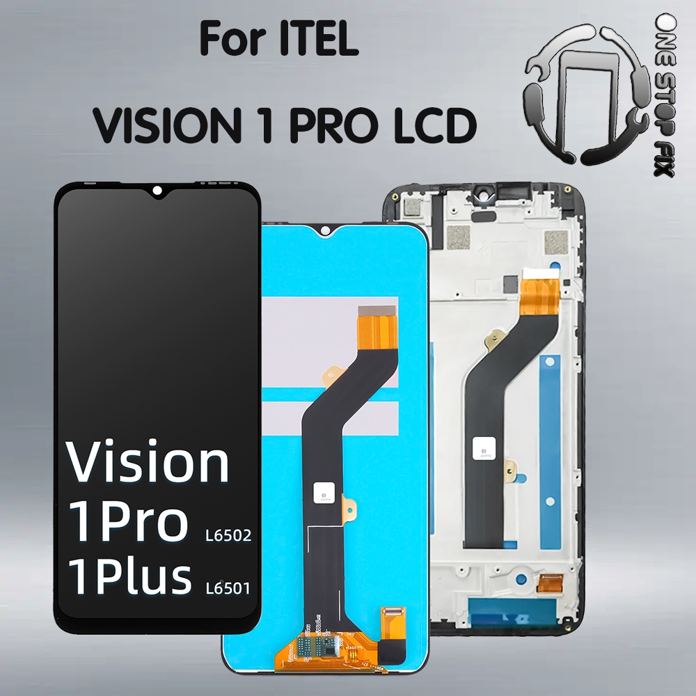 อะไหล่หน้าจอสัมผัสดิจิทัล LCD L6502 6.6 นิ้ว แบบเปลี่ยน สําหรับ ITEL ...