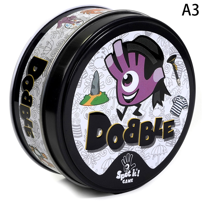 การ์ดเกม Dobble Spot It เวอร์ชั่นภาษาอังกฤษ ของเล่นสําหรับเด็ก | Shopee ...