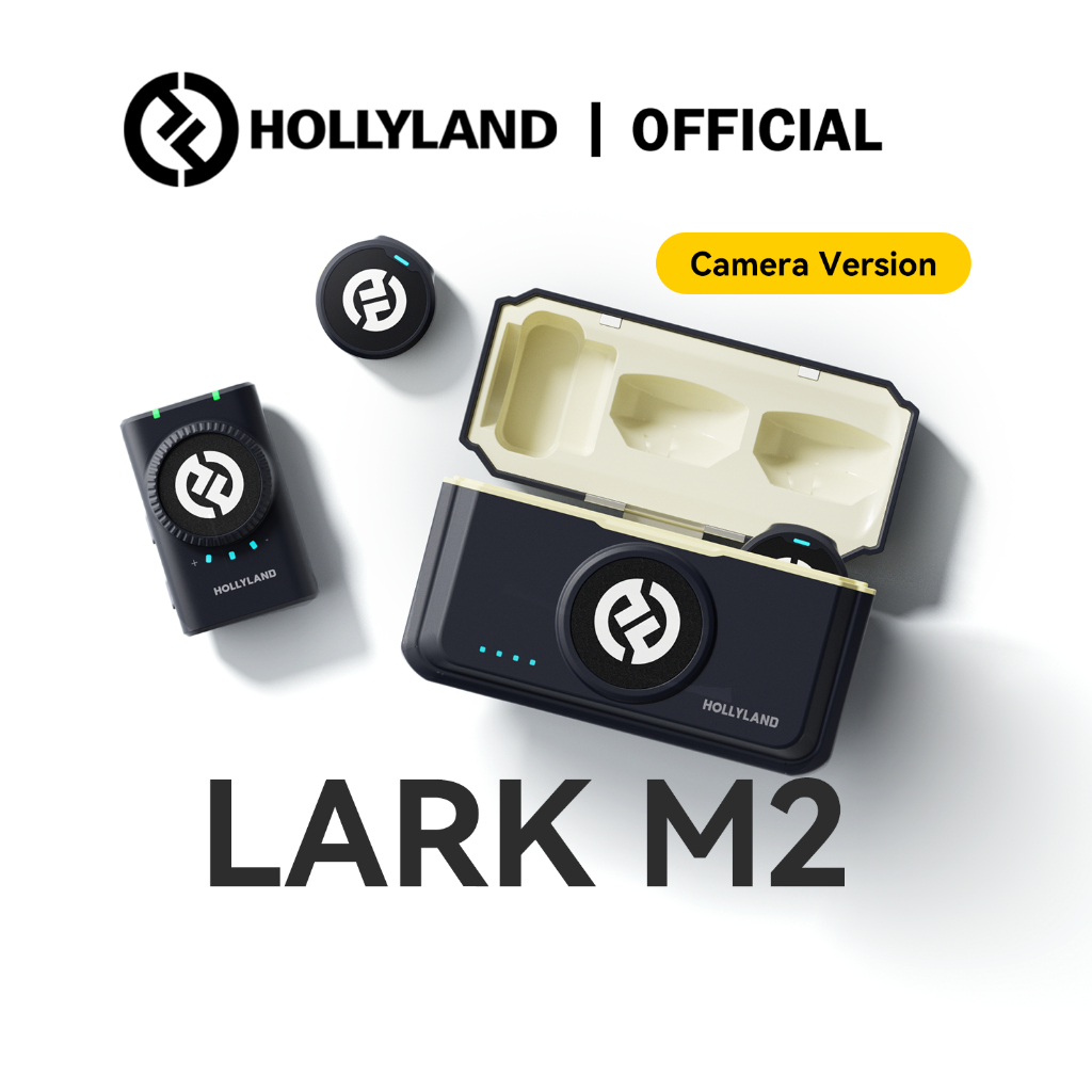 Hollyland LARK M2 ไมโครโฟนไร้สาย เวอร์ชั่น 300 ม. ระยะ LOS 24 บิต Hi-Fi ...