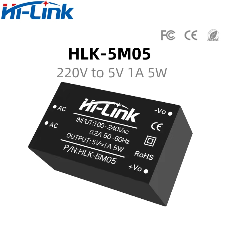 โรงงาน Hi-Link 5W ACDC SMPS PSB โมดูล HLK-5M05 220V ถึง 5V 1A หม้อแปลง ...