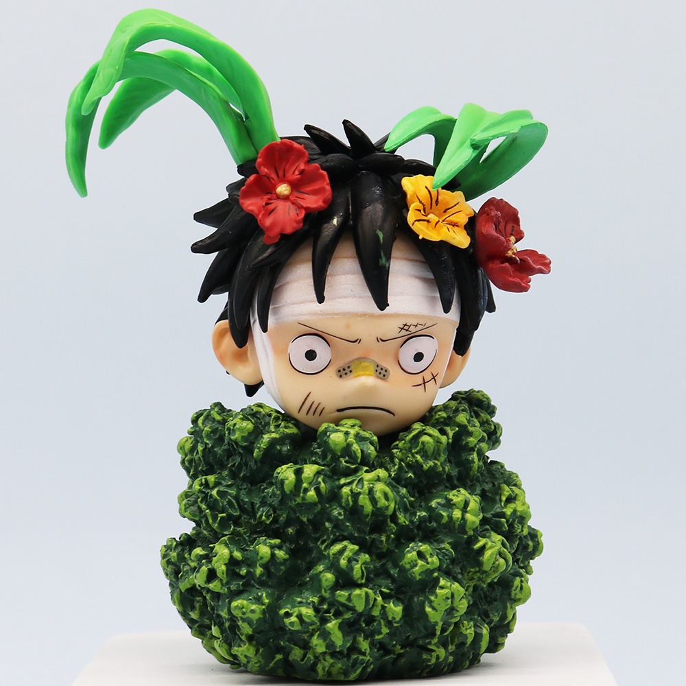 โมเดลตุ๊กตา One Piece Grass Luffy ขนาดใหญ่ 12.5 ซม. ของเล่นสําหรับเด็ก ...