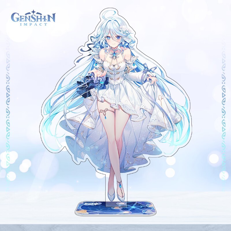 Genshin impact figure Kinich Navia Mualani ขาตั้งอะคริลิค ขาตั้ง Furina ...