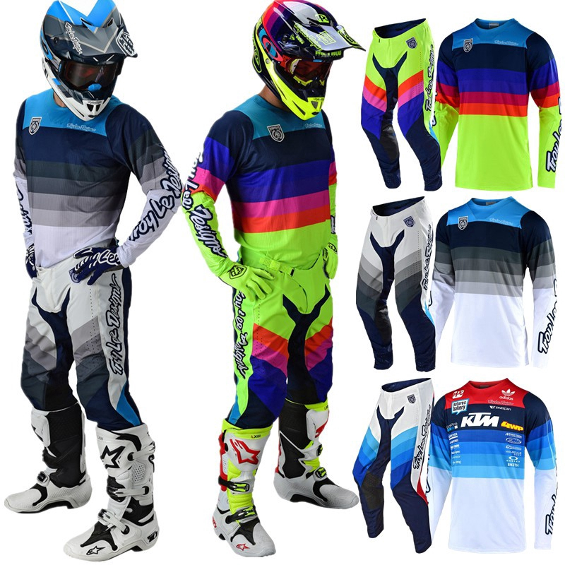 Troy LEE DESIGNS 2020 SE PRO KTM ชุดเสื้อกีฬาวิบาก TLD Dirt Bike Gear ...