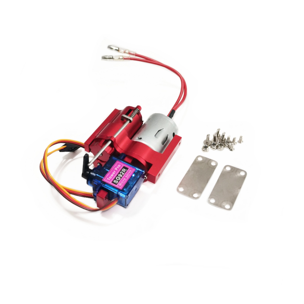 กระปุกเกียร์โลหะ 2 ความเร็ว พร้อมมอเตอร์แปรง 370 องศา 9g MN 99S MN99S ...