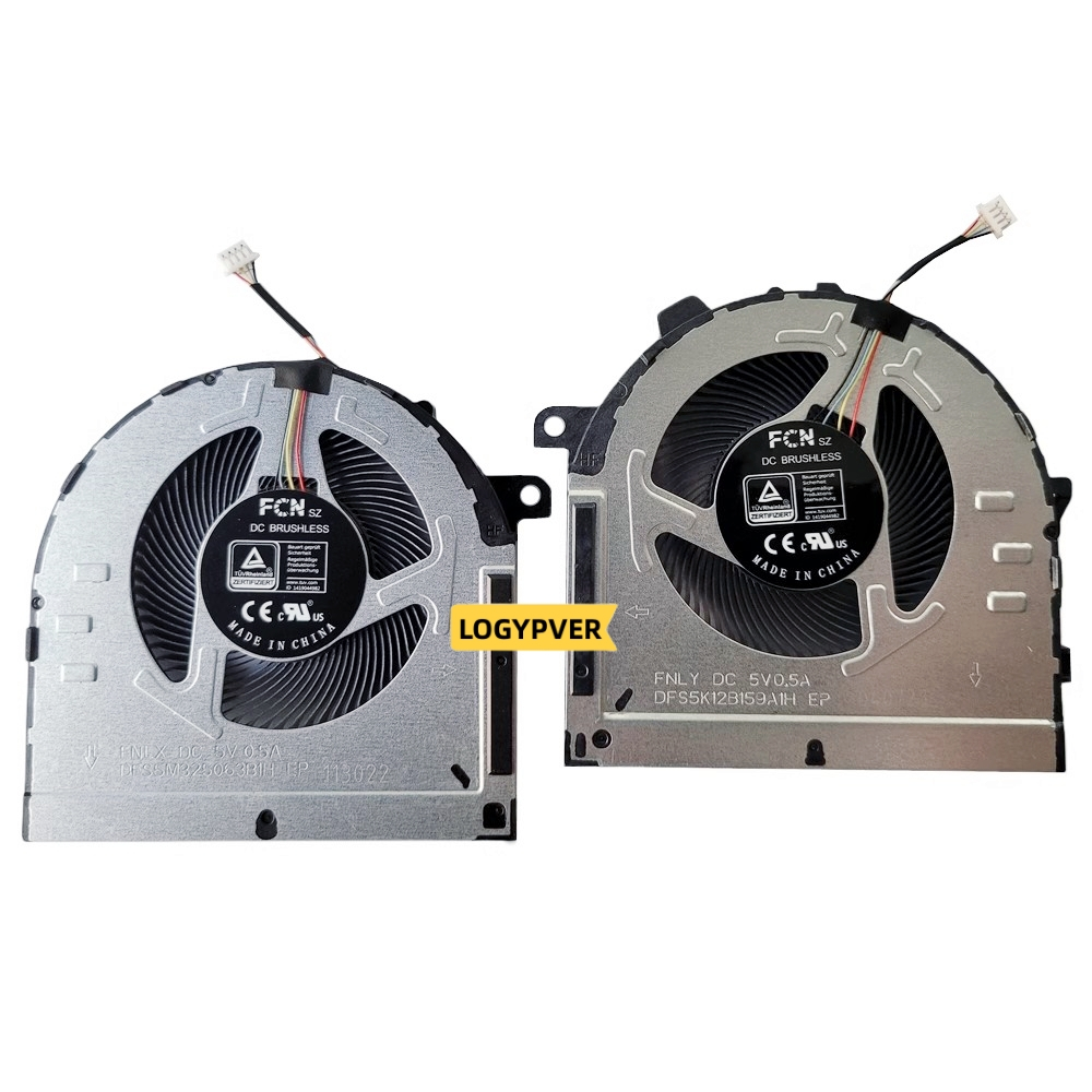 พัดลมระบายความร้อน CPU GPU สําหรับ Lenovo IdeaPad Gaming 3-15ACH6 15 ...