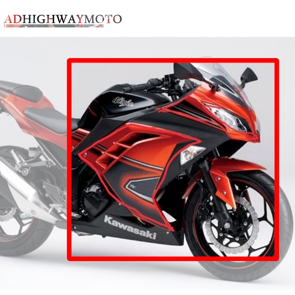 แฟริ่งด้านข้าง ซ้าย ขวา ขนาดใหญ่ 300 สําหรับ Kawasaki ninja250 300 | Shopee Thailand