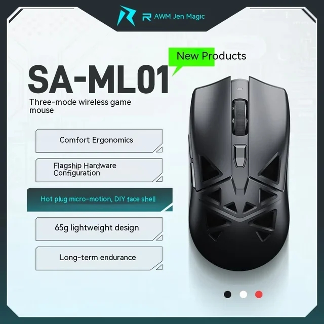 Rawm Sa-Ml01 เมาส์บลูทูธไร้สาย Paw3395 น้ําหนักเบา อุปกรณ์เสริม สําหรับเล่นเกม E-Sports | Shopee ...