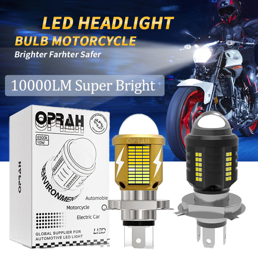 หลอดไฟตัดหมอก LED T19 P15D H4 H6 BA20D 10000LM 4014 3157 SMD DC12V-60V สองสี สําหรับรถ ...