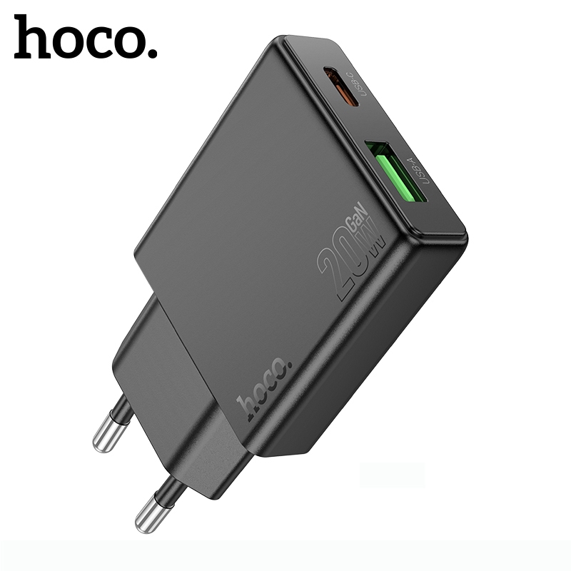Hoco N38 ที่ชาร์จ USB PD 20W QC4.0 QC3.0 USB Type C แบบบางพิเศษ ปลั๊ก ...