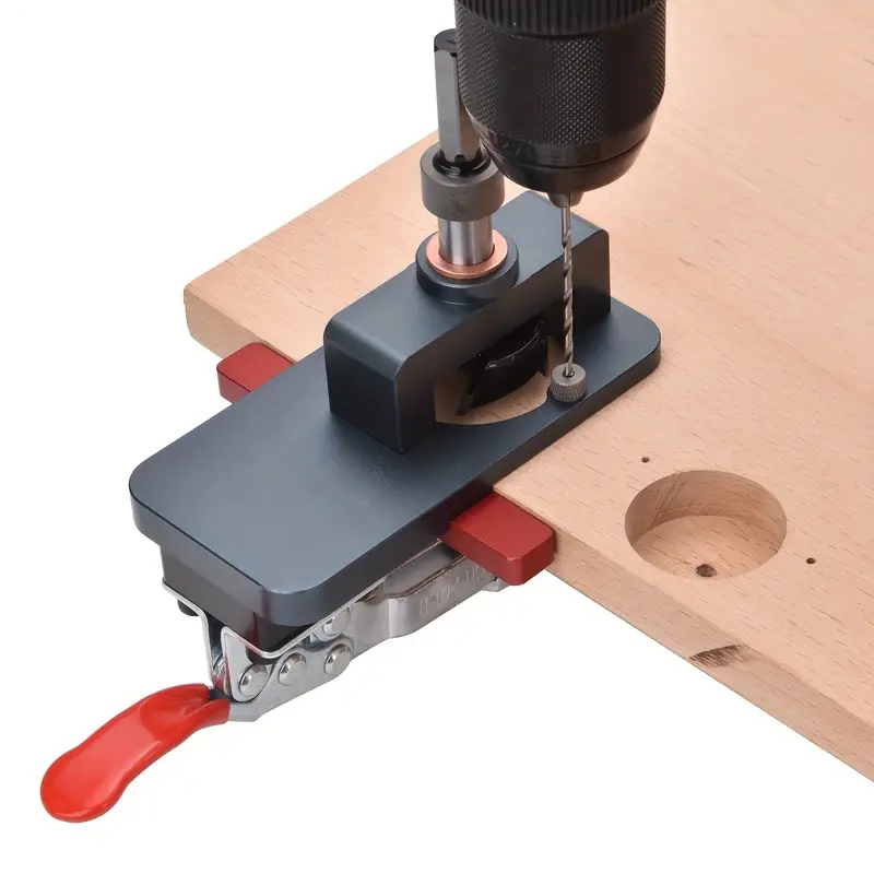 Updated Aluminum Alloy 35mm Concealed Hinge Jig Adjustable CabinetHinge ...