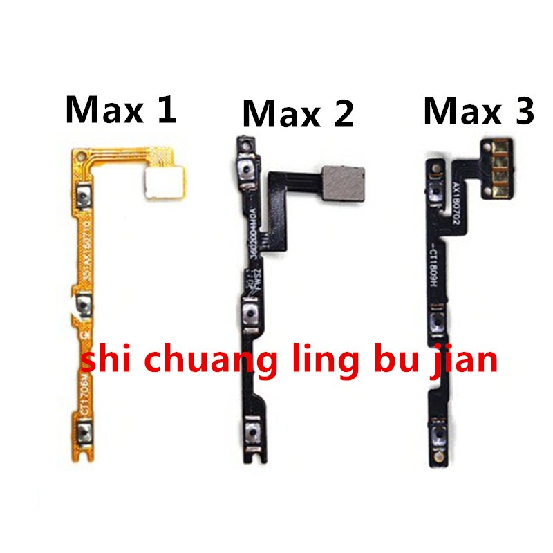 Mi Max 1 2 3 Mi Max1 Max2 Max3 เปิด/ปิดระดับเสียงขึ้นลงปุ่มสวิทช์ Flex ...