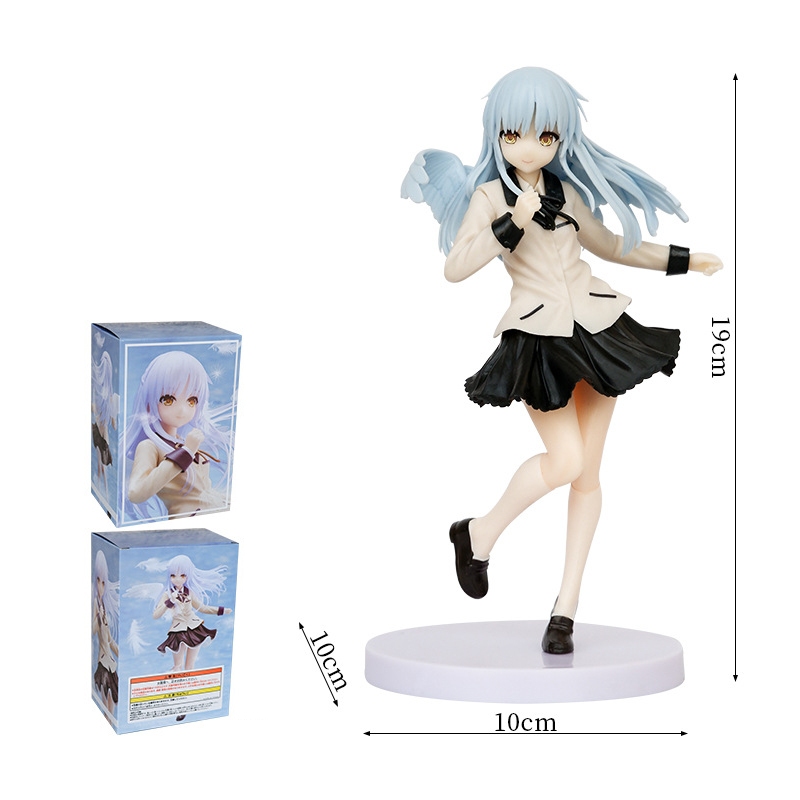 Angel Beats 19 ซม.! โมเดลฟิกเกอร์ PVC รูปปั้นอนิเมะ Tachibana Kanade ...