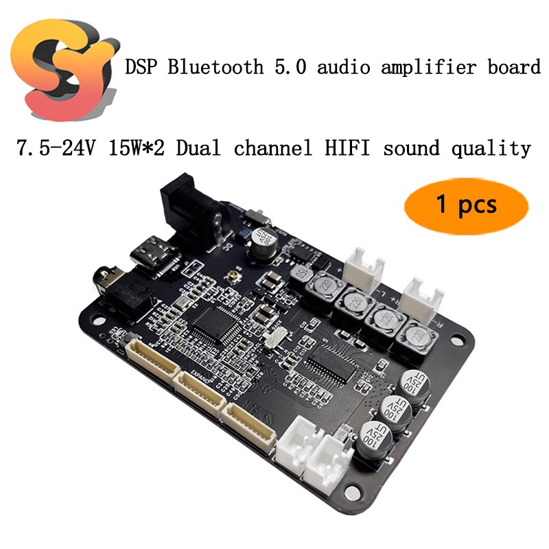 [พร้อมส่ง] บอร์ดโมดูลขยายเสียงซับวูฟเฟอร์ DSP บลูทูธ 5.0 15W * 2 คุณภาพเสียง hifi TWS DIY 1 ชิ้น ...