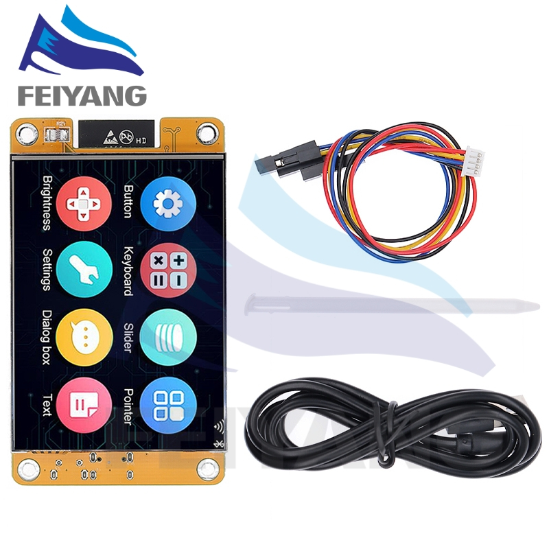 Esp32 Arduino LVGL WIFI& บอร์ดทดลองบลูทูธ 2.8 นิ้ว 240*320 หน้าจอแสดงผล ...