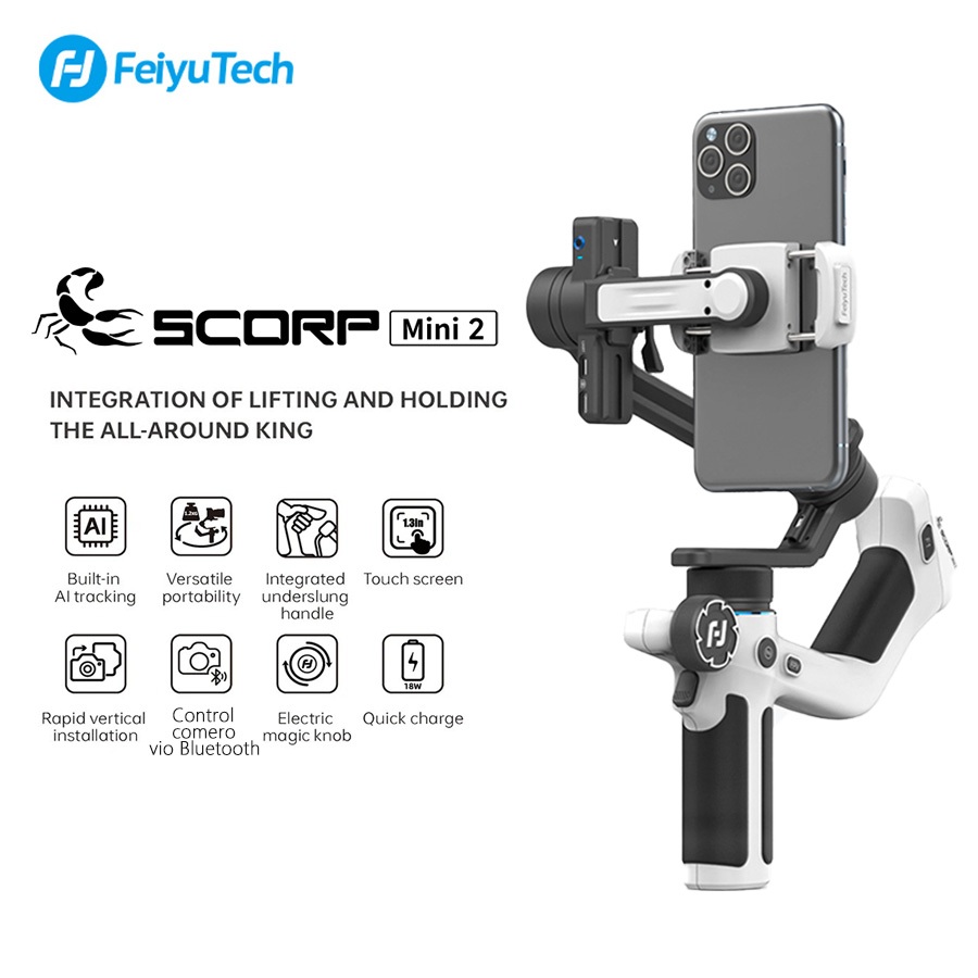 Feiyutech SCORP Mini 2 All-in-One ไม้กันสั่นมือถือ 3 แกน สําหรับ Sony ...