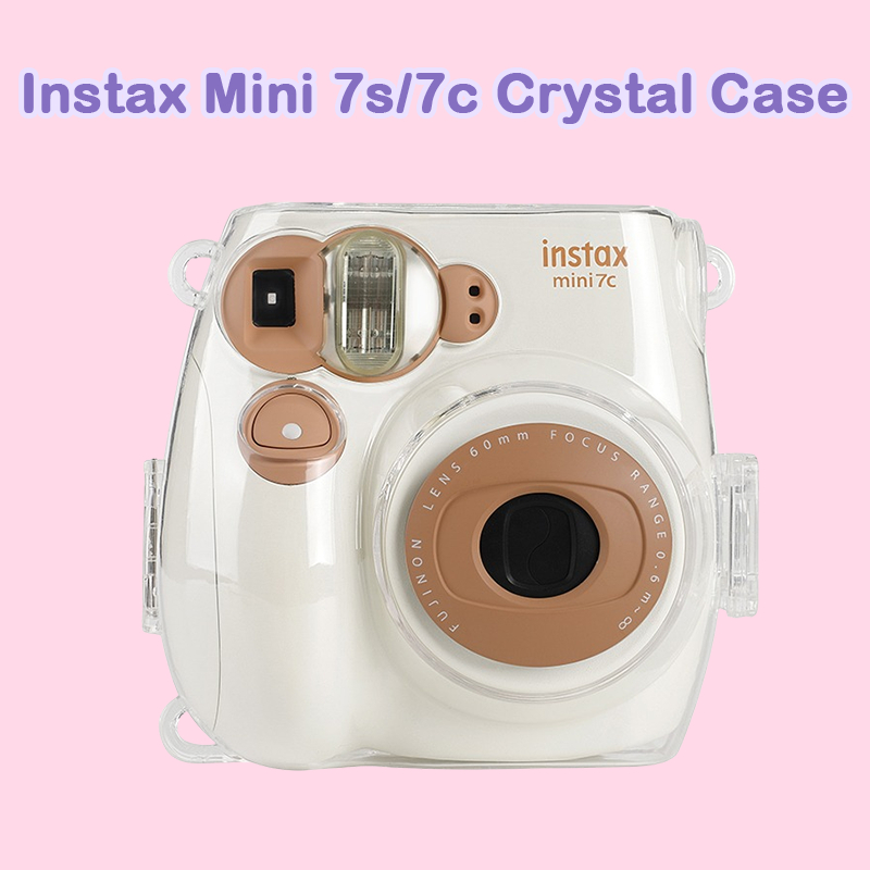 [Film Lab] เคสใส Instax Mini 7s/7c เคสกล้อง เคสป้องกันกล้อง กับสายคล้อง ...