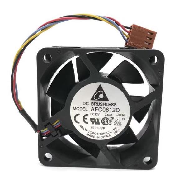ของแท้ พัดลมควบคุมอุณหภูมิ ขนาดใหญ่ Delta 6025 6CM AFC0612D 12V 0.60 A ...