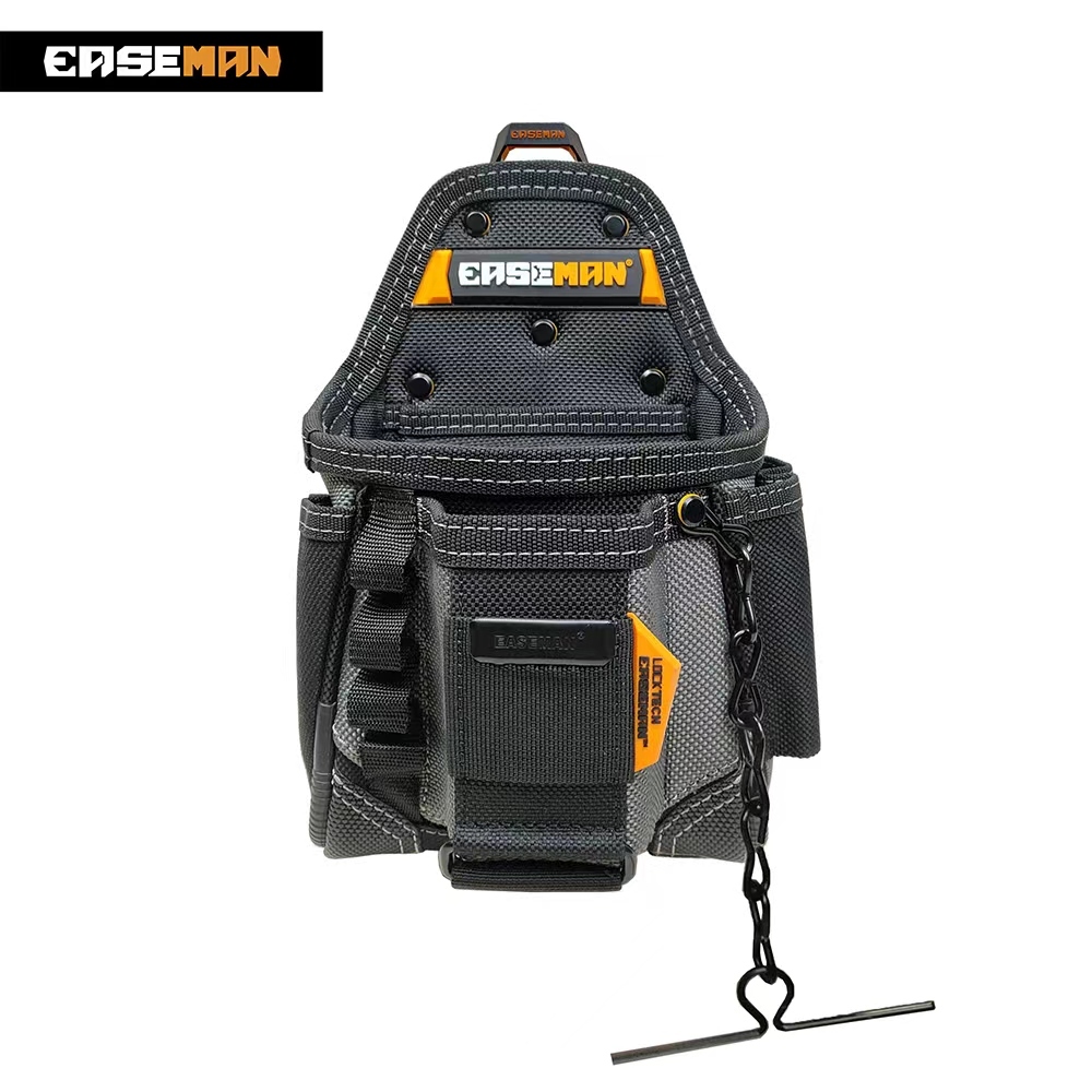Easeman EM-001 กระเป๋าเครื่องมือช่างไฟฟ้า กระเป๋าคาดเอว หัวเข็มขัดเร็ว แขวนได้อย่างรวดเร็ว อเนก ...