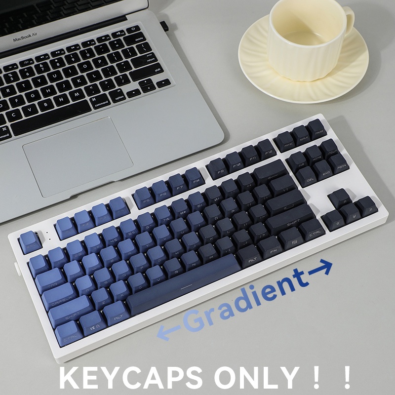 【JKDK】polar day PBT keycap translucent OEM profile gray and white ...