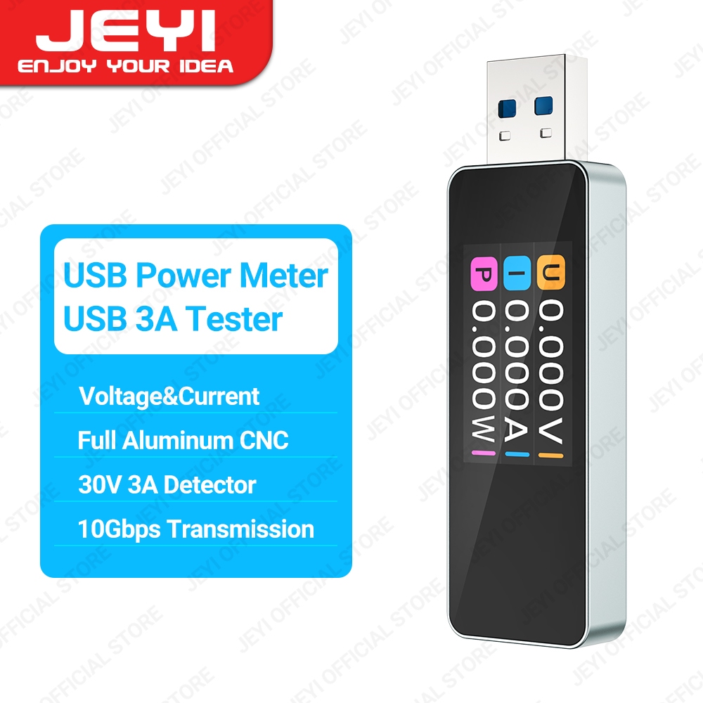 Jeyi เครื่องทดสอบแรงดันไฟฟ้า หน้าจอ LCD USB 0-3A 3.7-30V อเนกประสงค์ | Shopee Thailand