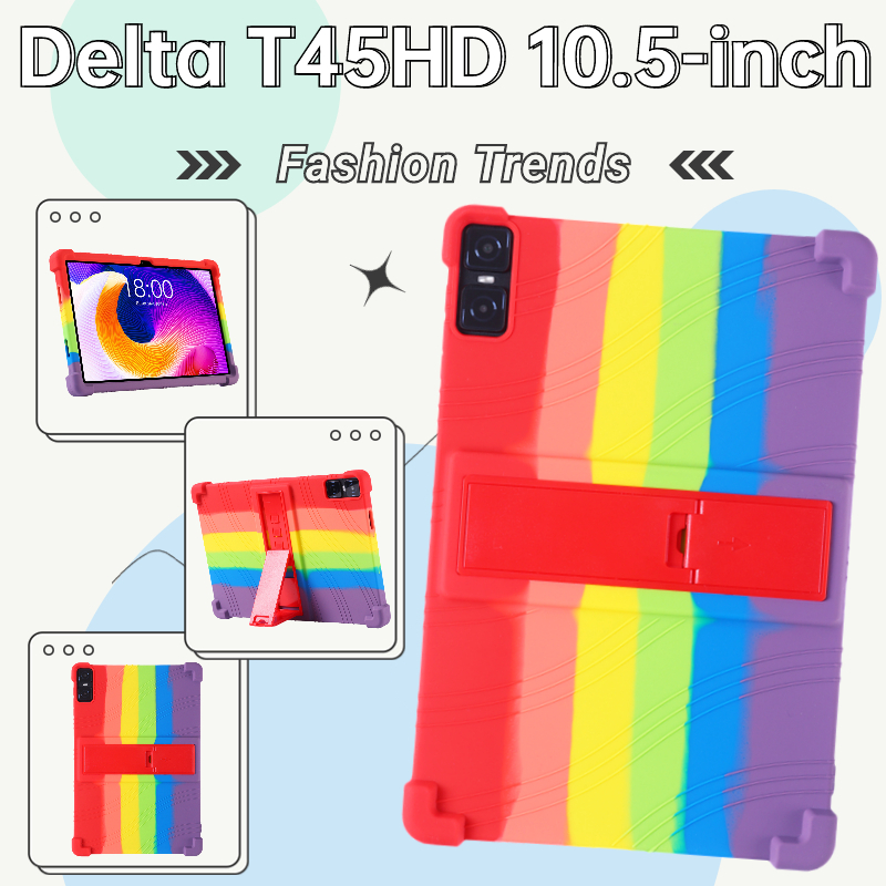 เคสแท็บเล็ต ซิลิโคนนิ่ม พร้อมขาตั้ง สําหรับ Teclast T45HD 10.5 นิ้ว ...