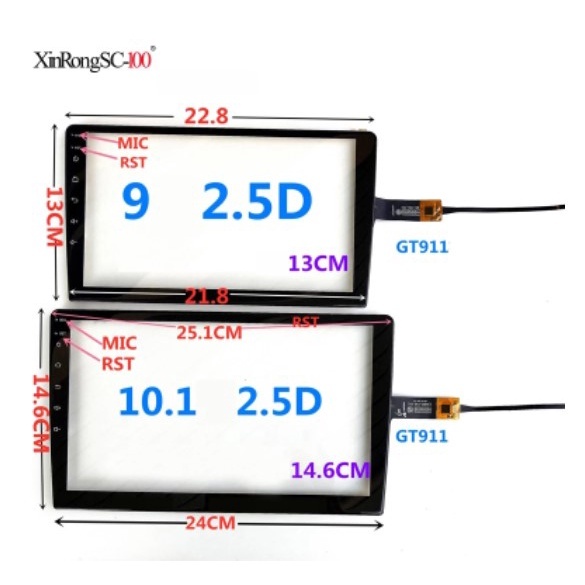 9 10 นิ้ว Android Player 2.5D Touch Screen 9/ 10 แท็บเล็ตอะไหล่ ...