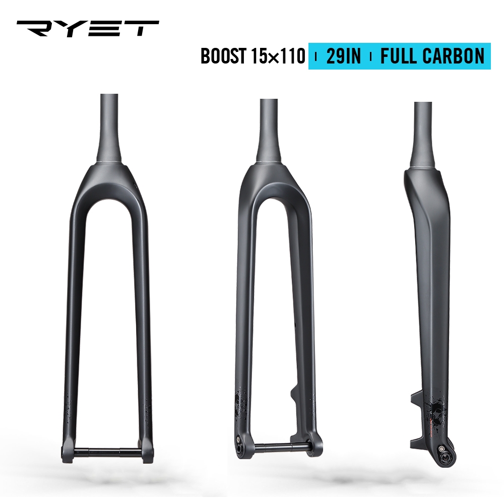 Lexon Full Carbon MTB ส้อมแข็งเรียวด้านบน 1-1/8"-Down 1-1/2" ส้อมแข็ง ...