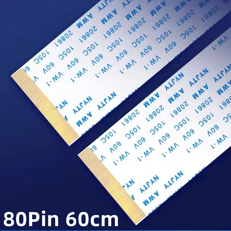 ใหม่ สายเคเบิล FFC FPC 80pin 80P 0.5 มม. พิชยาว 600 มม. 60 ซม. | Shopee Thailand