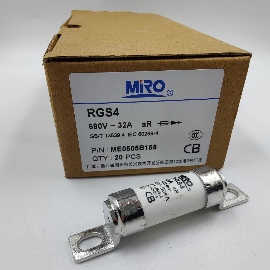 Mro ฟิวส์เร็ว RGS4 660gh 35A 40A 50A 63A 80A 100A 110A 690V | Shopee ...