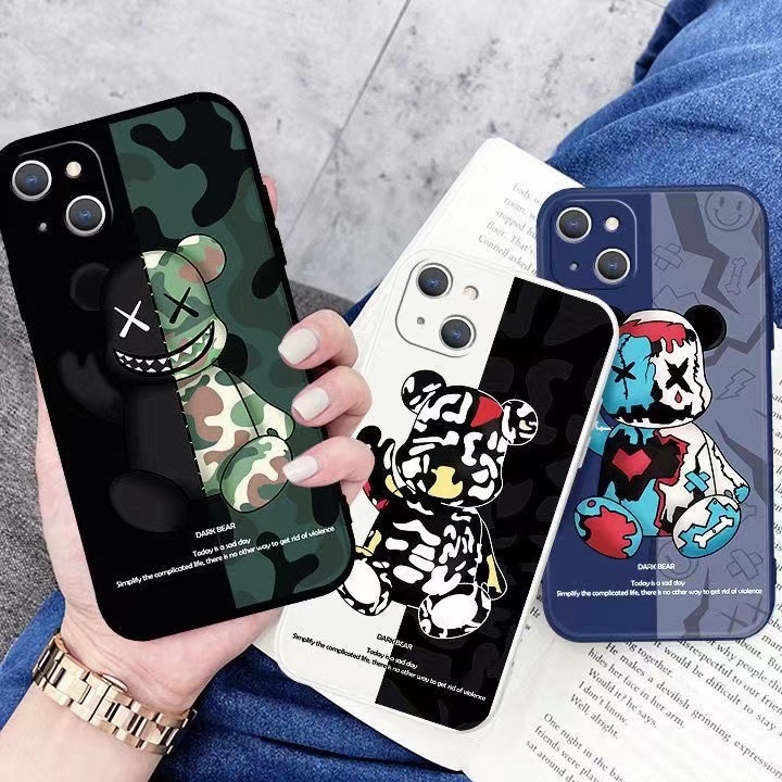 เคส Oppo A79 5g A18 A38 เคส Tpu ซิลิโคนหมีรุนแรงครอบคลุมกรณีโทรศัพท์