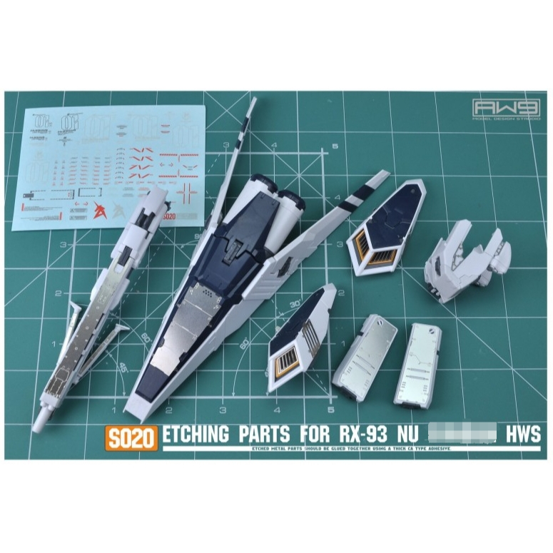 MAD S20 RG 1/144 RX-93 NU HWS/ HWS Expansion Set Etching Parts (Not include kits) | Shopee Thailand