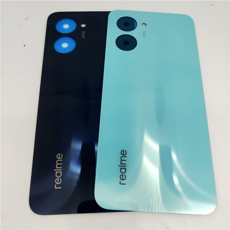 สําหรับ OPPO Realme C33 RMX3624 ฝาหลังแบตเตอรี่แผงประตูกรณีอะไหล่ซ่อม ...