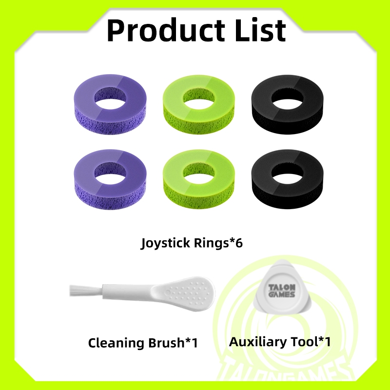 6 ชิ้น TALONGAMES Joystick Rings แหวนจอยสติ๊กควบคุมจอยสติ๊ก สําหรับ ...