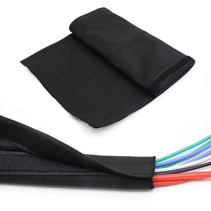 Cable Sleeve Adhesive Grommet 16mm-100mm Nylon Braided Flexible Cable ...