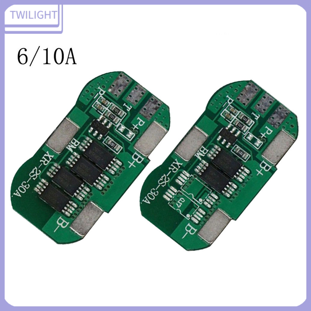 {bestshe } Bms 2S 7.4V 6A/10A Li-ion Battery Charge Protection Board ...