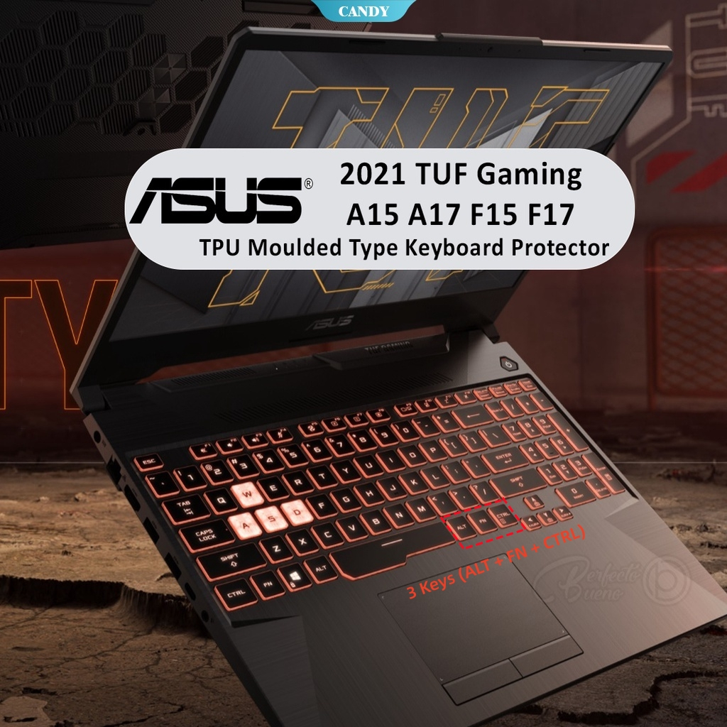 เคสซิลิโคนใส ป้องกันคีย์บอร์ด สําหรับ Asus TUF Gaming A15 A17 F15 F17 FX506 FA506 FX507 FA507 15 ...