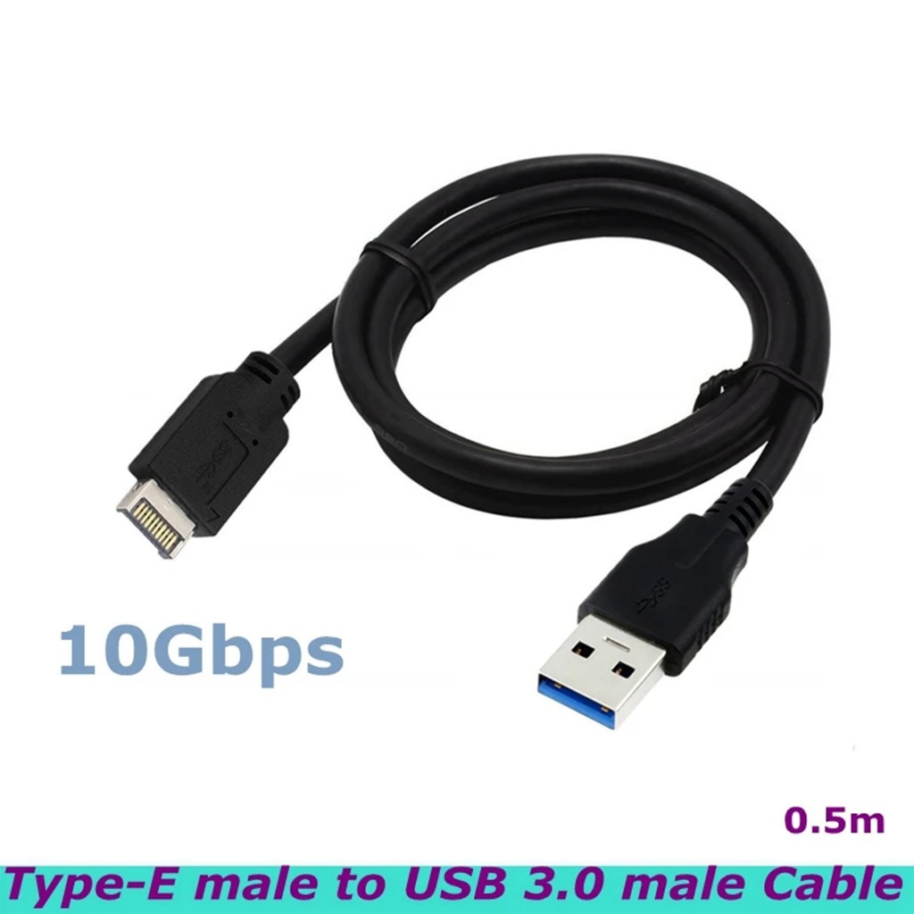 สายเคเบิลเมนบอร์ด USB Type-E ตัวผู้ เป็น USB3.0A ตัวผู้ 5Gbps | Shopee ...