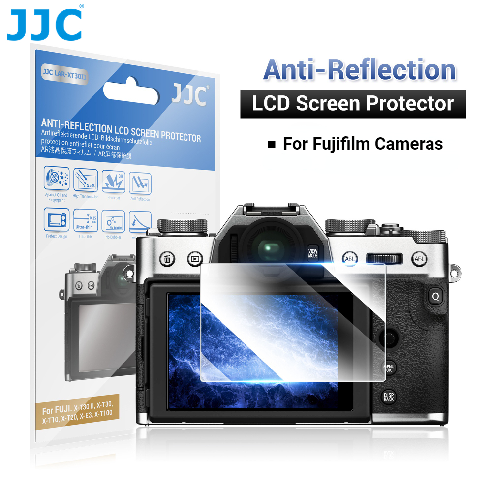 JJC PET Film ฟิล์มกันรอย สำหรับ กล้องหน้าจอพลิก Fujifilm X100VI X100V XM5 XT50 XS20 XS10 XT5 XT4 ...