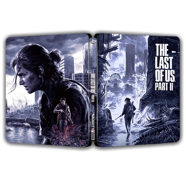 (เคสเหล็กเท่านั้นไม่มีแผ่นเกม) The Last of Us Part II | For PS4/PS5 Steelbook | ONi Fantasy Box ...