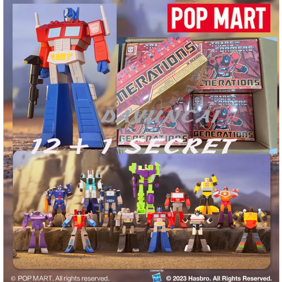 ของแท้ POPMART TRANSFORMERS Generations 12+1 （12box+1Secret：Devastator）ของขวัญ ของเล่น | Shopee ...
