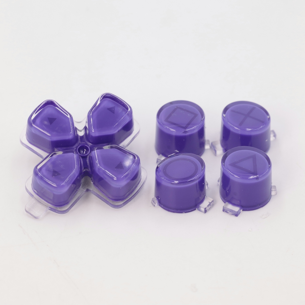 Nslikey ABXY ปุ่ม D-pad ทิศทางปุ่มคีย์คู่ Jelly สีสําหรับ Sony PS5 ...
