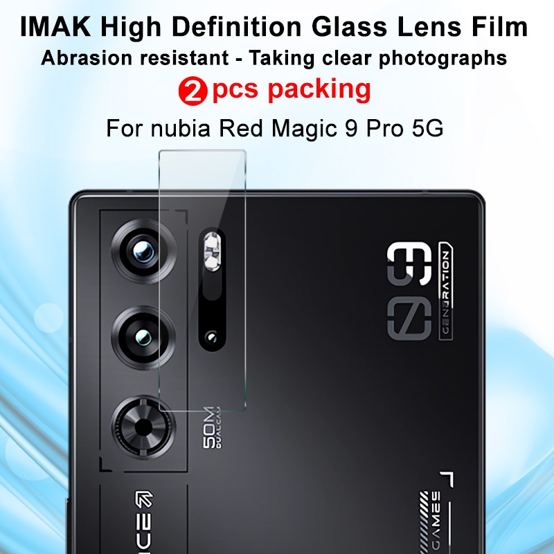 imak Nubia Red Magic 9 Pro 5G / Red Magic 9 Pro + 5G ฟิล์มป้องกันเลนส์กล้อง ฟิล์มกระจกนิรภัย ...