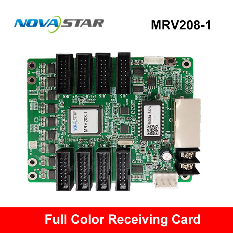 Novastar รับการ์ด mrv 208-1 MRV208-1 สีเต็มรูปแบบสําหรับกลางแจ้งในร่ม ...
