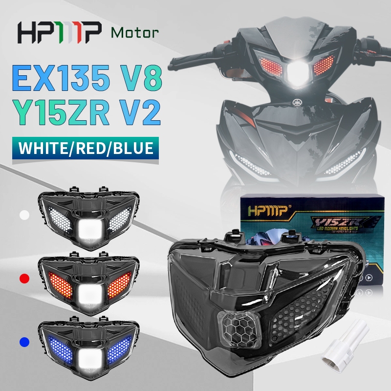 Hpmp LC135 V8 Y15ZR V2 หลอดไฟหน้า LED สว่างมาก DEPAN LC หลอดไฟหน้า YAMAHA | Shopee Thailand