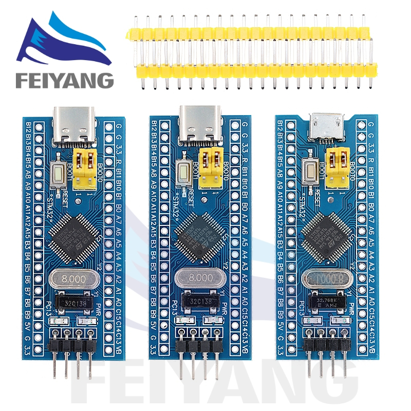 โมดูลบอร์ดไมโครคอนโทรลเลอร์ ระบบขั้นต่ํา STM32F103C6T6 STM32F103C8T6 ARM STM32 สําหรับ Arduino ...